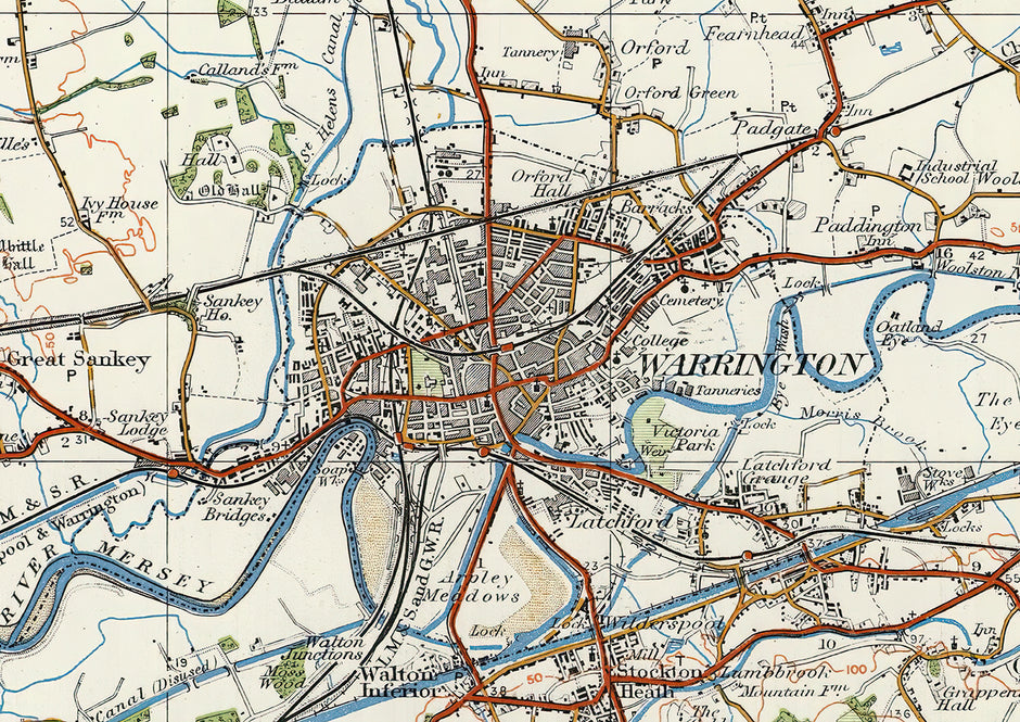 Town Environs Maps, 1920's – Old Map Downloads